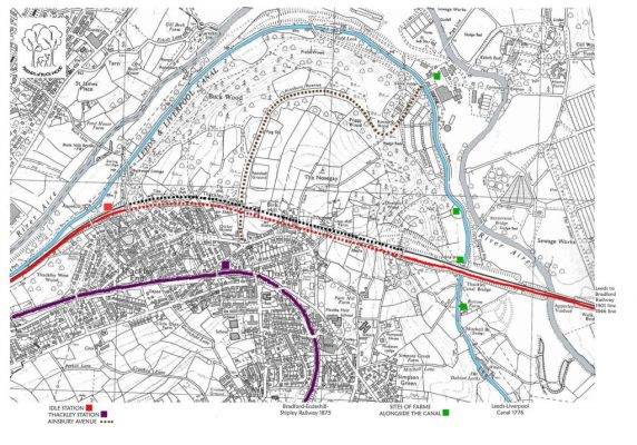 transport-map - Undercliffe Cemetery
