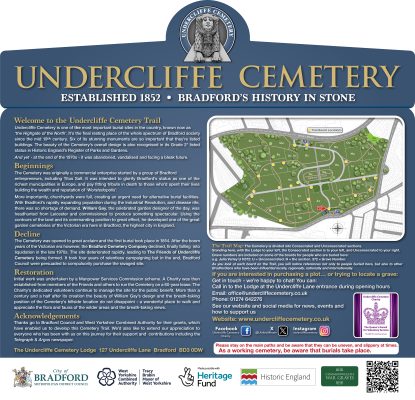 Trail from Undercliffe Lane - Undercliffe Cemetery